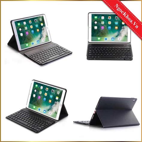 Bao da cho iPad kèm bàn phím Bluetooth cho ipad Smart Keyboard Tiki
