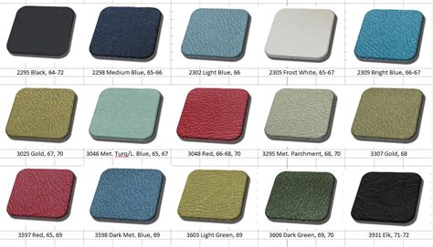 1970 Chevelle Interior Colors