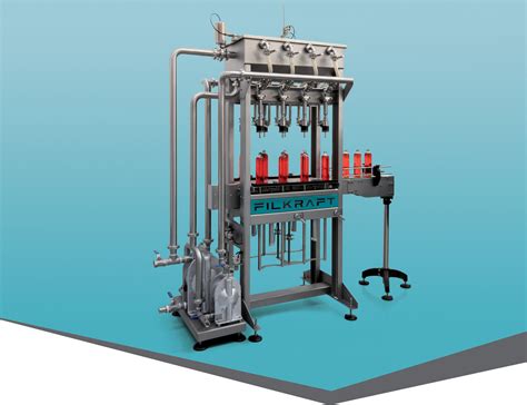 Container Semi Automatic Linear Overflow Filler