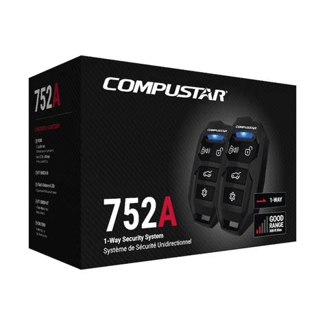 Cs752 A Compustar Alarm And Vehicle Security System Compustar