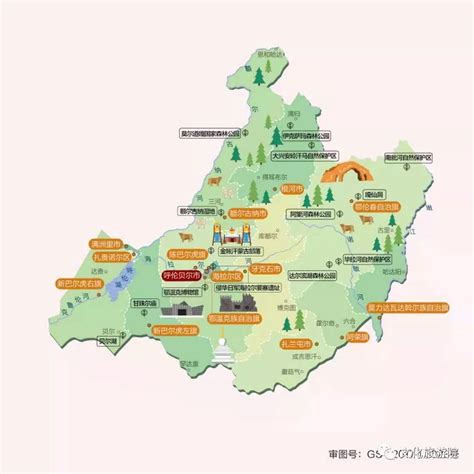 内蒙古旅游地图 内蒙古旅游地图草原