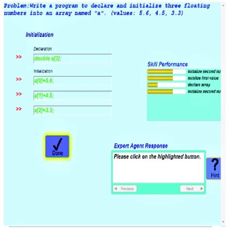 Array Declaration And Problem Initialization Download Scientific Diagram