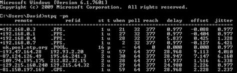 DJT I Stole This From A Previous Post Here You Can See That I Musing Four Local NTP Servers