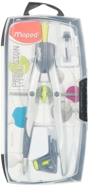 Maped Technical Drawing Compass Precision System Box With 3 Pieces