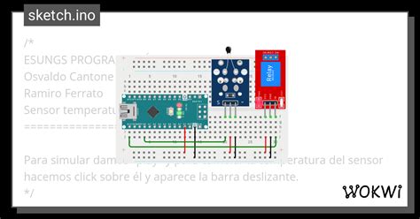 Sensor Temp Onoff Wokwi Esp32 Stm32 Arduino Simulator