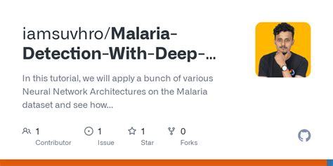 Github Iamsuvhromalaria Detection With Deep Learning Various Architecture In This Tutorial