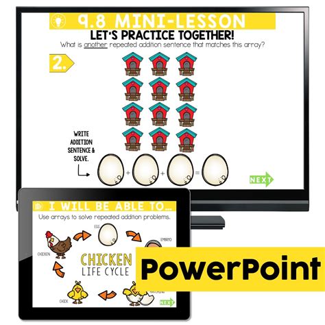 Lucky To Learn Math Lesson 98 Arrays Teaching Slides