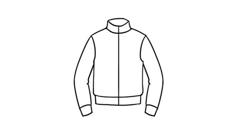 简笔画画夹克衫步骤 简笔画图片大全 普车都