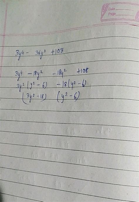 4 Factorise After Removing The Hcf Begin Array L L L L Text