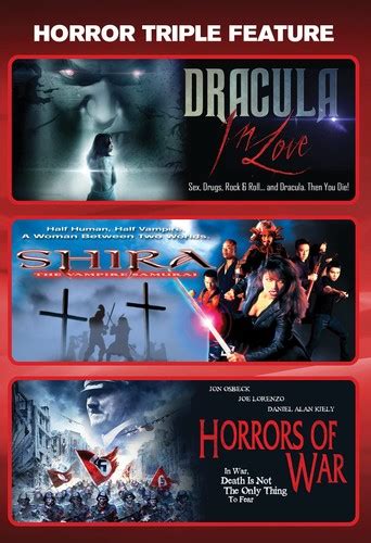 Dracula In Love Shira The Vampire Samurai Horrors Of War Dvd