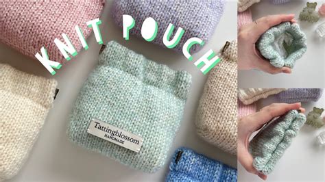 👝diy 대바늘 바네 파우치 만들기 Knit Flex Frame Pouch Tutorial Youtube