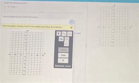 Solved Graph The Following Function Y −4 2sinx Use The