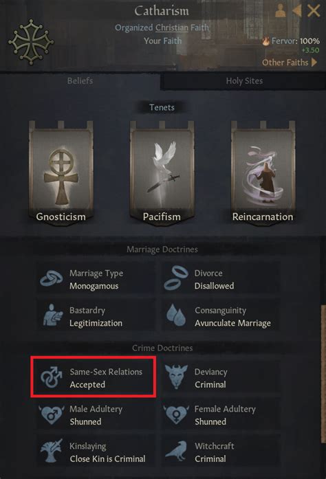 Same Sex Marriage With Faith Doctrine Allowing It Paradox Interactive