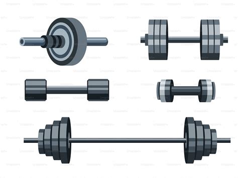 다양한 종류의 덤벨 세트 벡터 Unsplash의 역기 리프팅 이미지