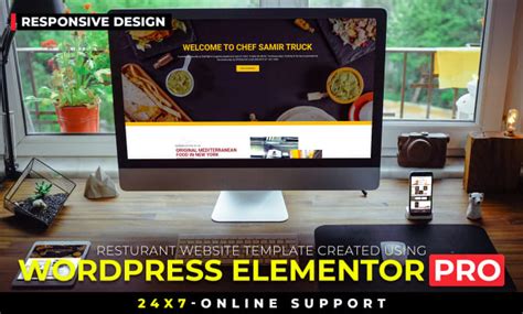 design responsive wordpress website or landing page using elementor