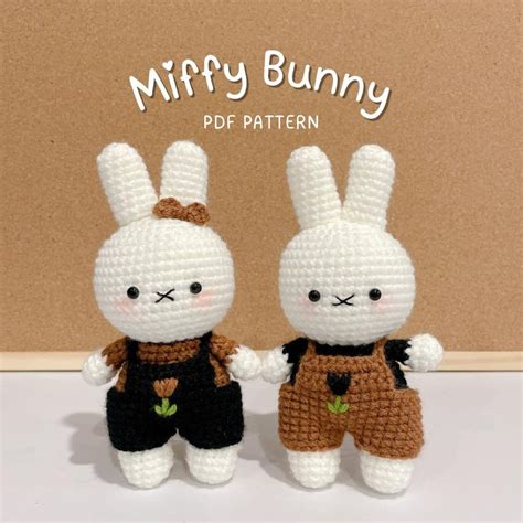 Crocheted Miffy Toy Etsy