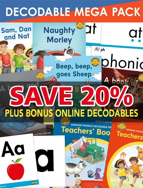 Decodable Mega Pack Online Decodables Sunshine Books Australia