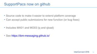IBM Interconnect 2016 Hybrid Cloud Messaging PPT