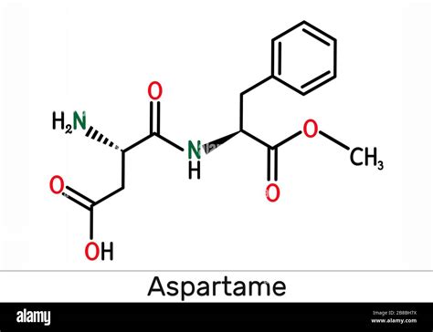 Aspartame Molecule