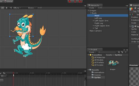 Bone Based Unity 2d Animation Creating The Actual Animations Envato Tuts