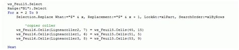 Boucle For Next Avec VBA