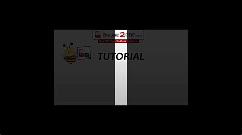 Online2PDF On Twitter Tutorial Searchable PDF File This Tutorial