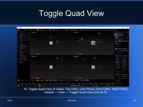 Drtad 1 Introduction To Blender Software Interface Pdf