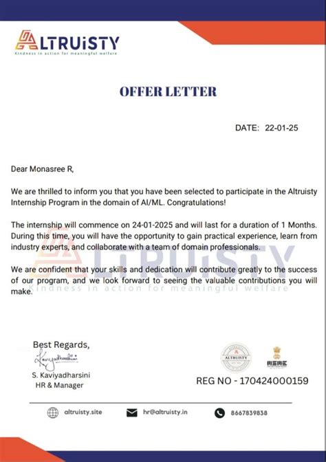 Ai Machinelearning Techinnovation Futureforward Monasree R