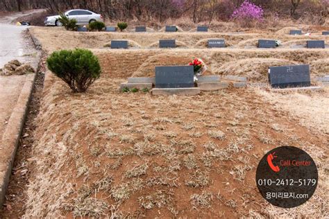 용미리공원묘지 400구역 조성묘 김님 묘소에 잔디를 새로 입힌 후의 모습입니다 서울시립 용미리제1묘지 용미리제2묘지 윤달 묘지이장 묘지화장 묘지개장 파묘 부부합장