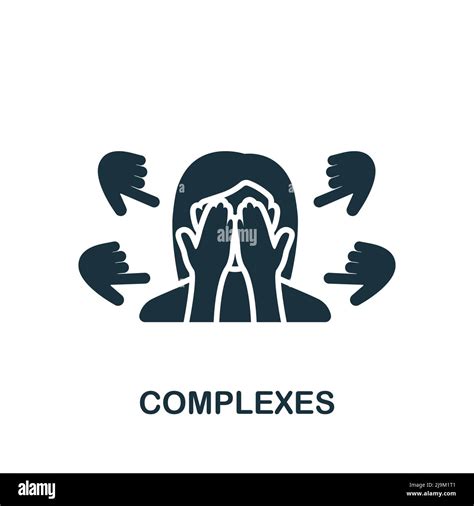 Complexes Icon Monochrome Simple Psychology Icon For Templates Web Design And Infographics