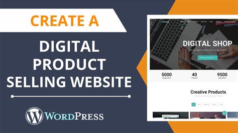 How To Create Digital Product Selling Website Sell Downloadable Products Dieno Digital