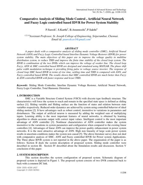 Pdf Comparative Analysis Of Sliding Mode Control Artificial Neural