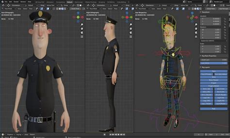 Rig 3d Model Character On Blender Mixamo For Unity Unreal By