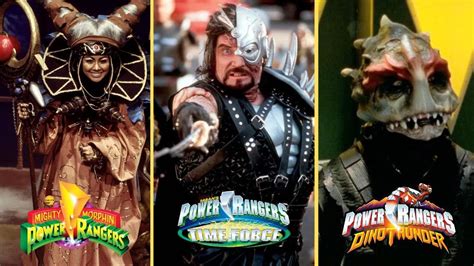 I 10 Villain Più Iconici Dei Power Rangers Youtube