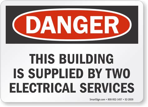 Multiple Power Source Signs Multiple Source Warning Signs