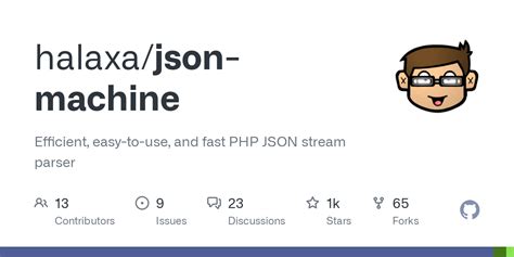 Github Halaxa Json Machine Efficient Easy To Use And Fast Php Json Stream Parser