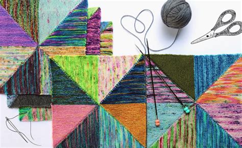 Ravelry Patchwork Triangles Pattern By Heyhollyhohum