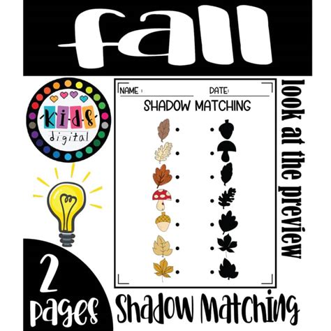 Fall Shadow Matching A Seasonal Visual Discrimination Activity