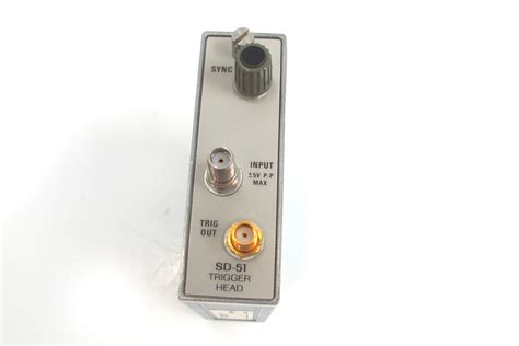 Tektronics Sd 51 Trigger Head Oscilloscope Probes And Accessories