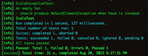 Scala 如何测试异常 隔叶黄莺 Yanbin Blog 软件编程实践