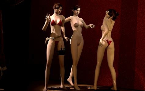 Rule 34 3d Claire Redfield Female Female Only Garrys Mod Human Multiple Females Nipples