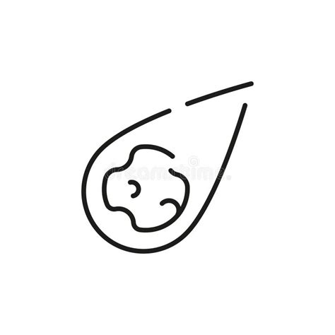 Meteor Icon Stock Vector Illustration Of System Orbit 326576689