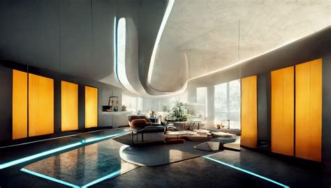 Modern Futuristic Interior Design