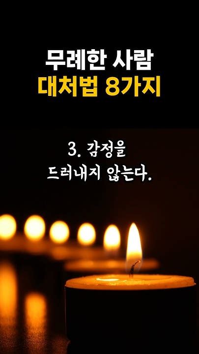 무례한 사람 대처법 8가지 인간관계 무례 지혜 삶의 철학 Youtube