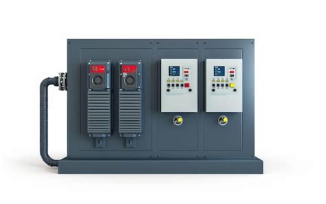 Premium Photo Optimizing Operations With Variable Frequency Control Panel On White Background