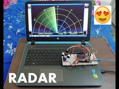 A Radar System Using An Ultrasonic Sensor And Servo Motor Find This And Other Hardware Projects