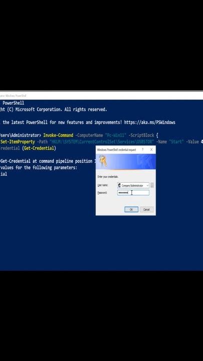 Remotely Block Usb Storage On A Specific Computer From Domain Controller Using Powershell Youtube