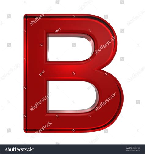 One Letter Ruby Alphabet Set Isolated 库存插图 29090125 Shutterstock