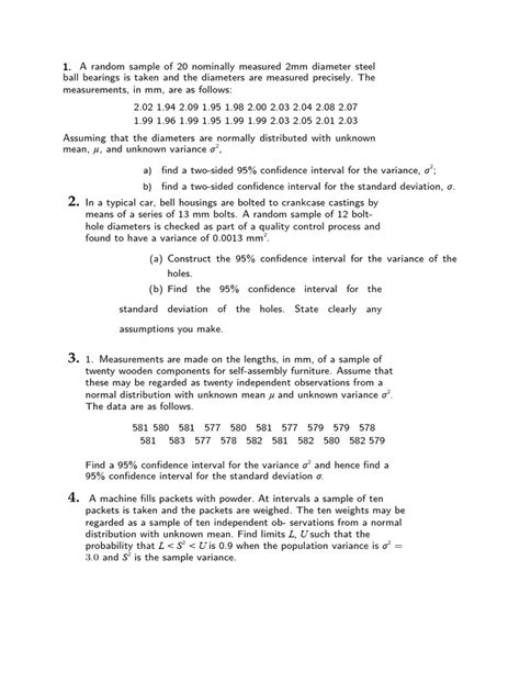 Estimating The Population Variance Pdf