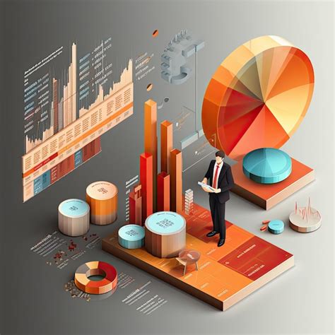 Premium Ai Image Business And Statistics Concept